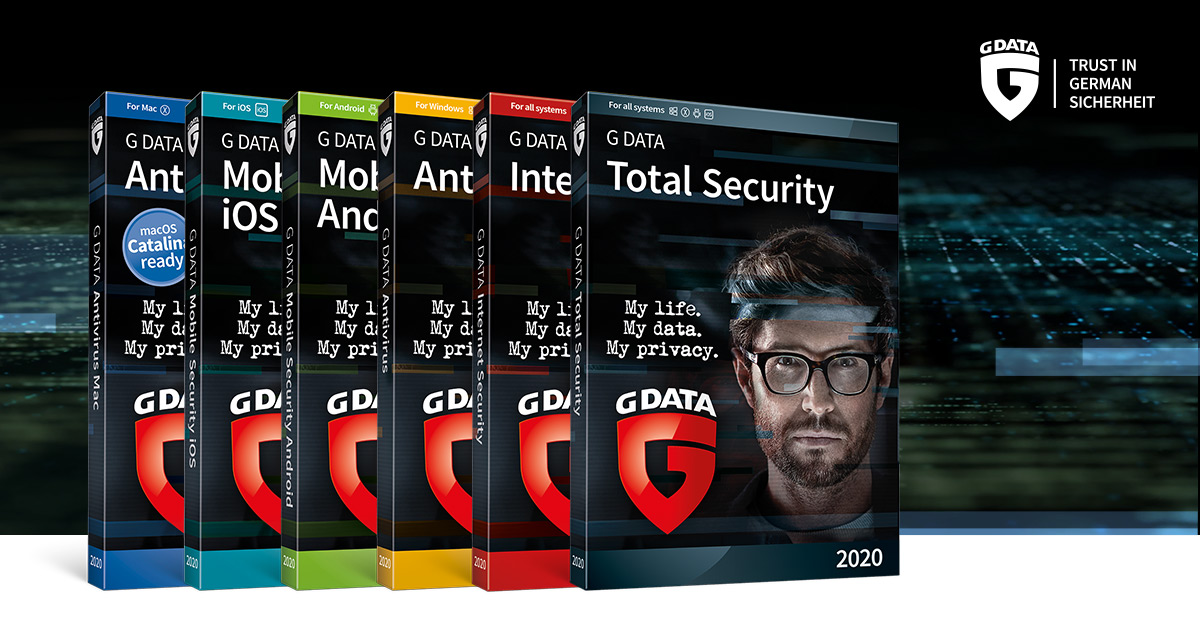 G DATA antivirus software in comparison